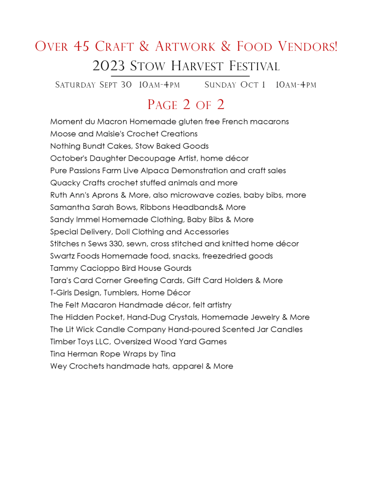 Stow Historical Society